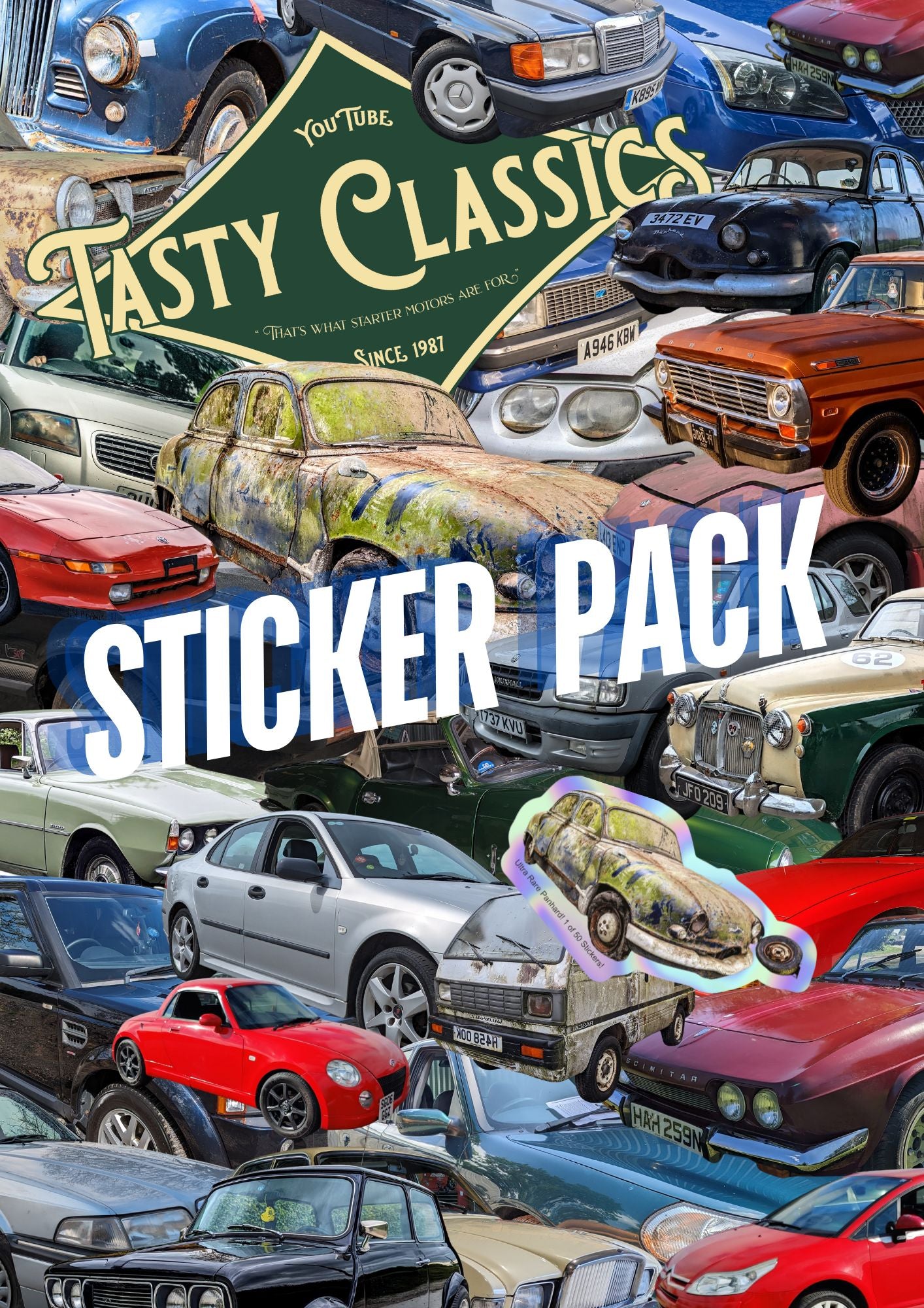 Tasty Classics Sticker Book And 3 Sticker Packs Starter Set - 2024/202