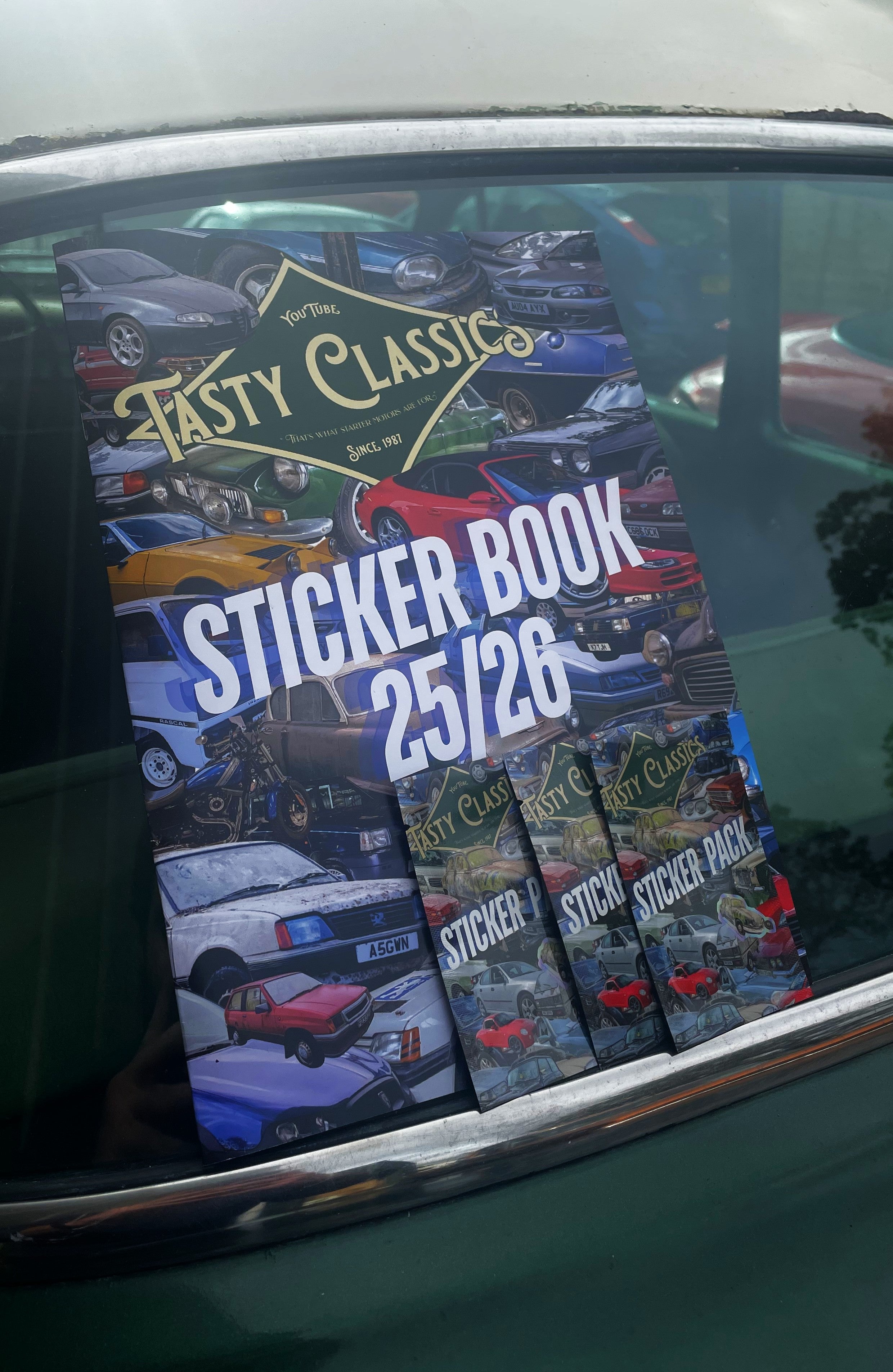 Tasty Classics Sticker Book And 3 Sticker Packs Starter Set - 2025/202
